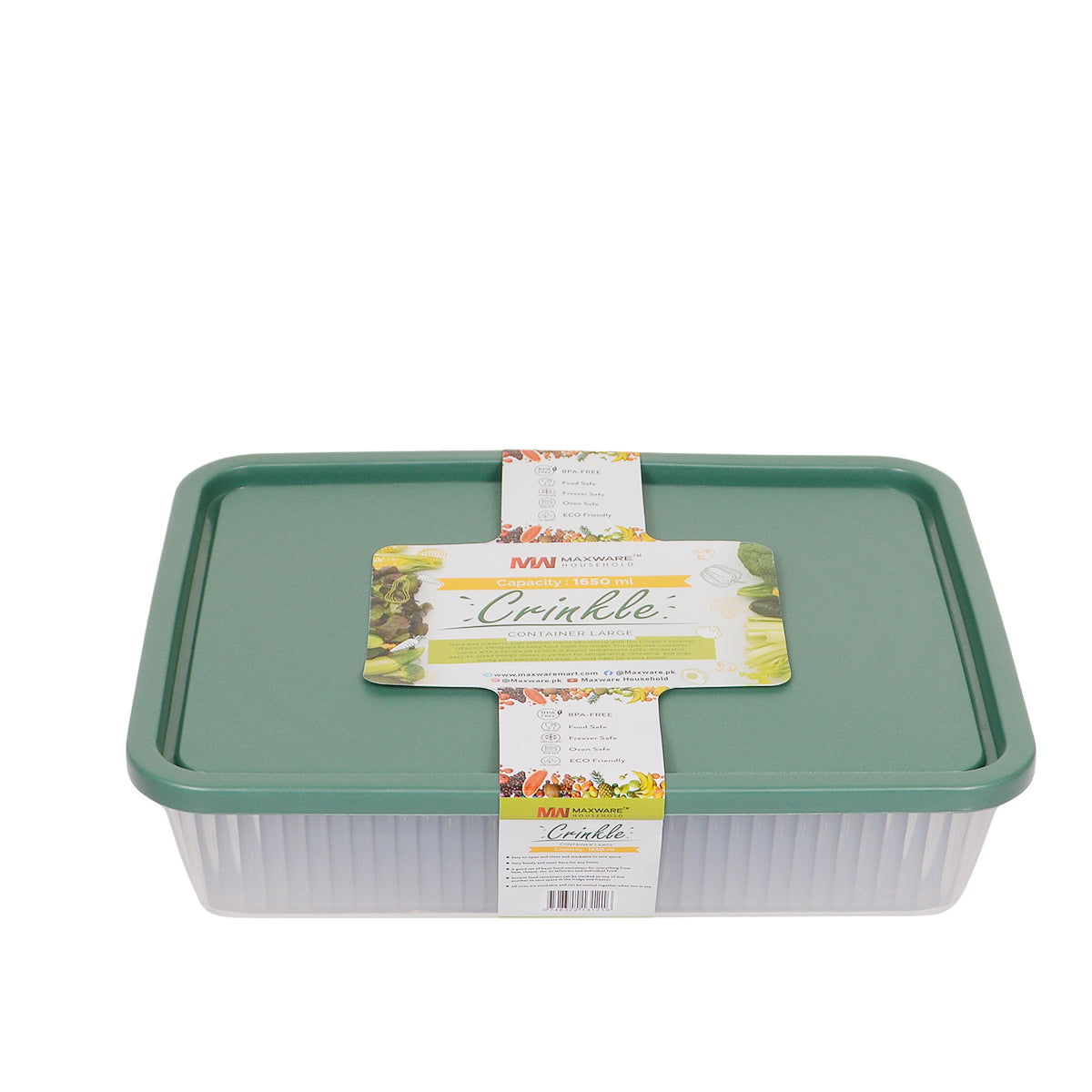 Crinkle Container Large 1650ml – Maxware Mart