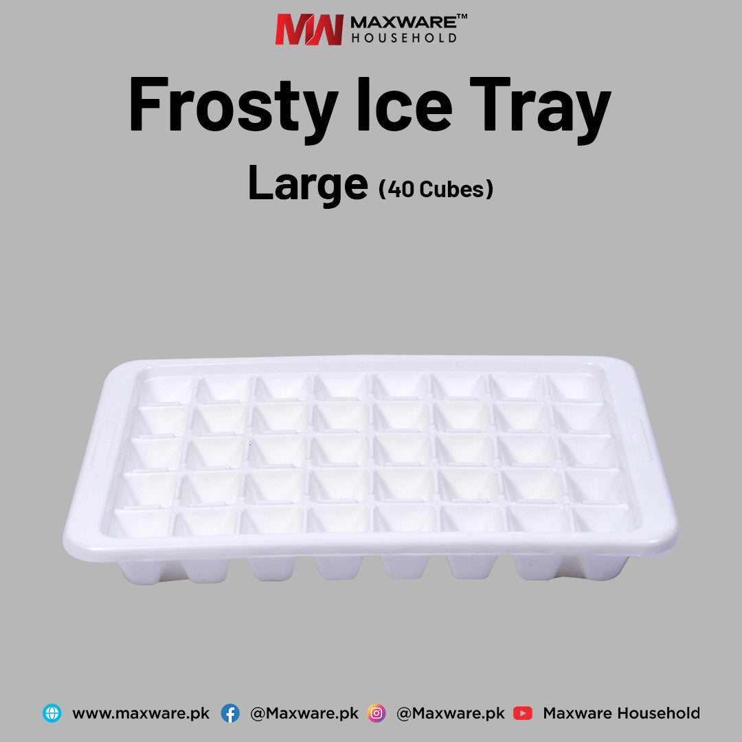 Frosty Ice Tray Large (40 Cubes) – Maxware Mart
